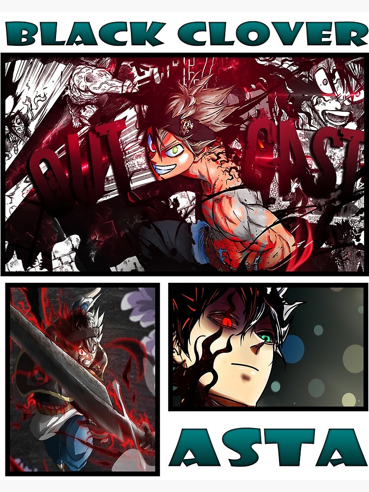 "black clover asta" Poster for Sale by adex16 | Redbubble