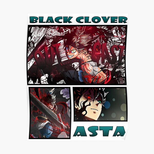 "black clover asta" Poster for Sale by adex16 | Redbubble