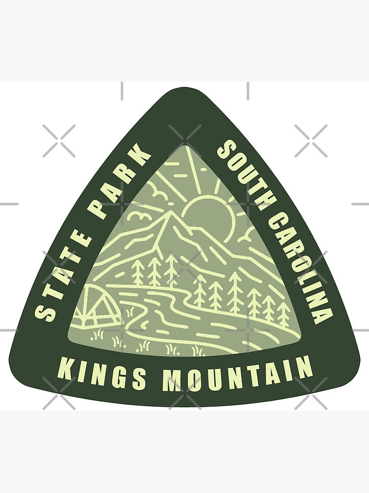 "Kings Mountain State Park SC Triangle Logo" Poster for Sale by ...