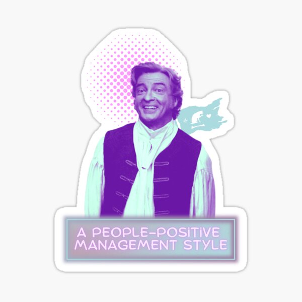 "A People-Positive Management Style" Sticker for Sale by OurFlagMerch ...
