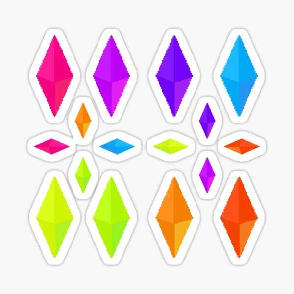 "Pixel Art Jewels Sticker Pack" Sticker for Sale by shindeku | Redbubble