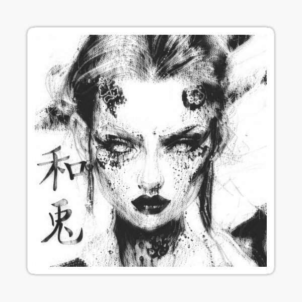 "weirdcore cursed image alt cool anime manga" Sticker for Sale by ...