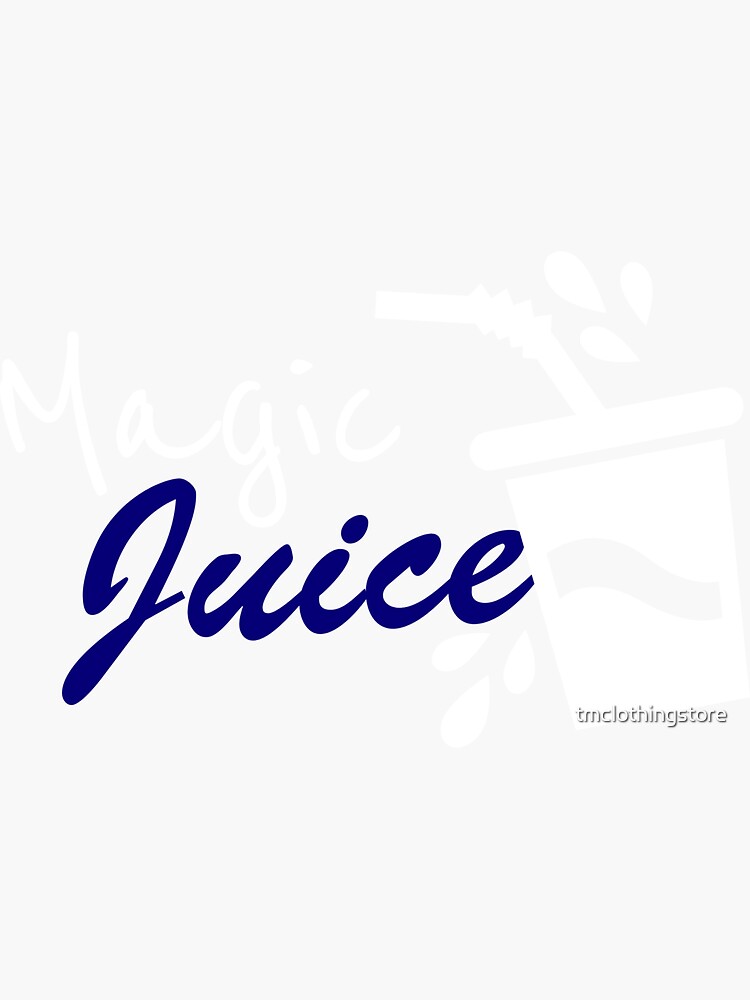 "Magic juice limited edition " Sticker for Sale by tmclothingstore ...