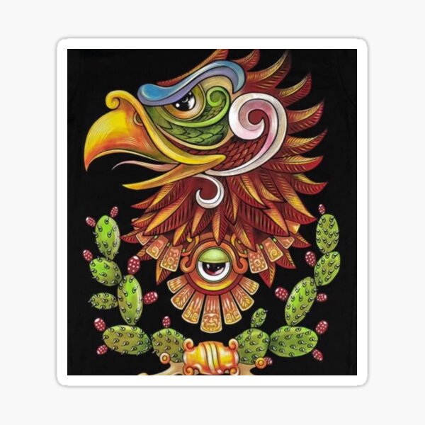"aztec bird" Sticker for Sale by Teixeira224 | Redbubble
