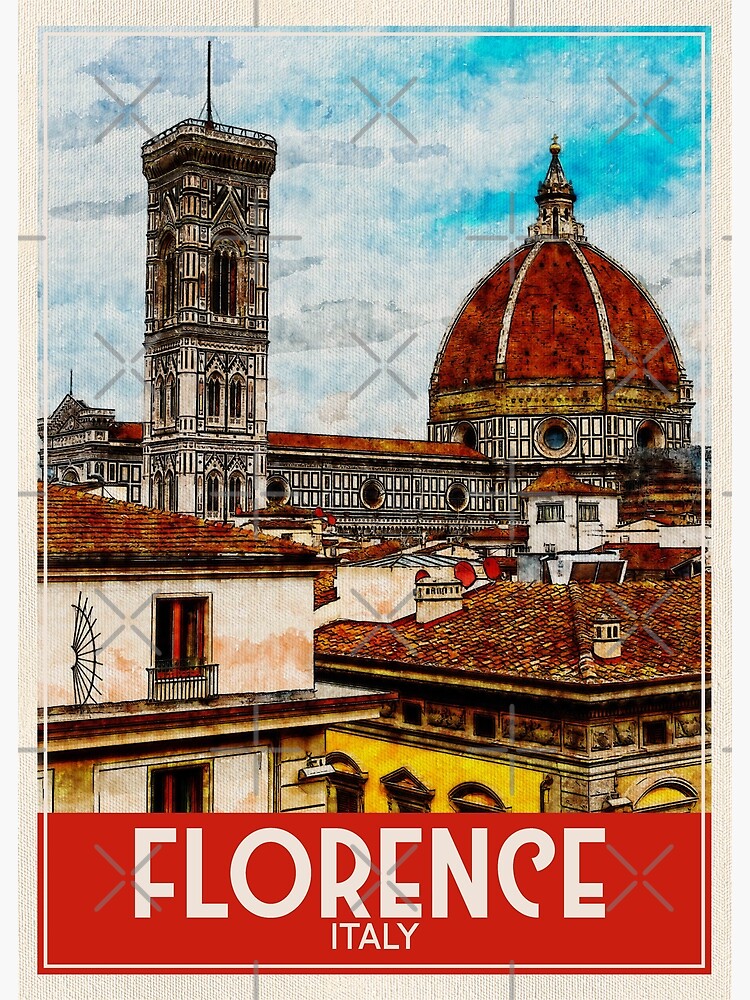 "Florence Italy Travel Art" Poster for Sale by inifahruali | Redbubble