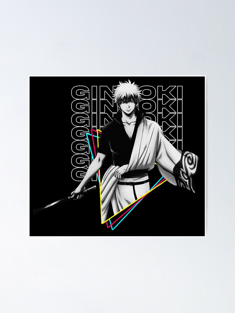 "Gintoki Sakata - Gintama" Poster for Sale by Nacho-Design | Redbubble