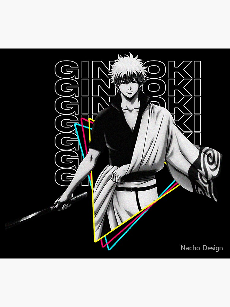 "Gintoki Sakata - Gintama" Sticker for Sale by Nacho-Design | Redbubble