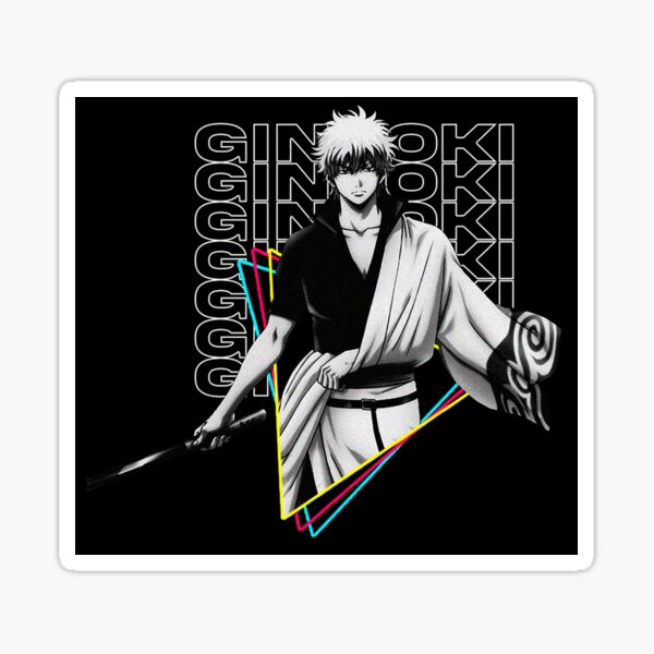 "Gintoki Sakata - Gintama" Sticker for Sale by Nacho-Design | Redbubble