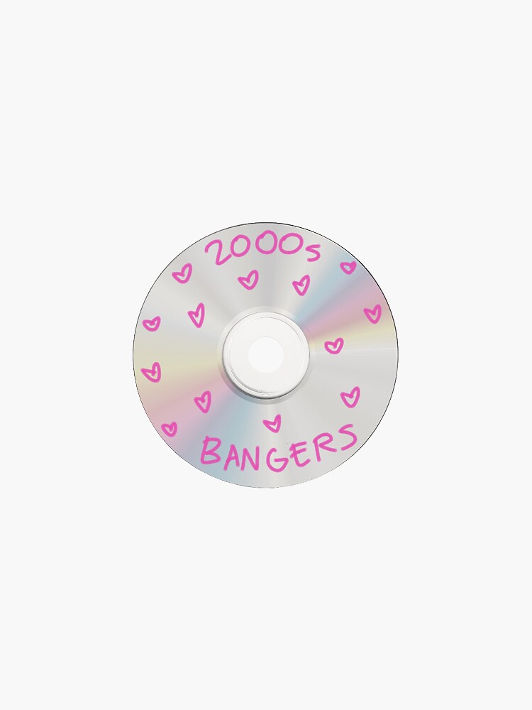 "2000s songs cd sticker" Sticker for Sale by 88thegrease | Redbubble