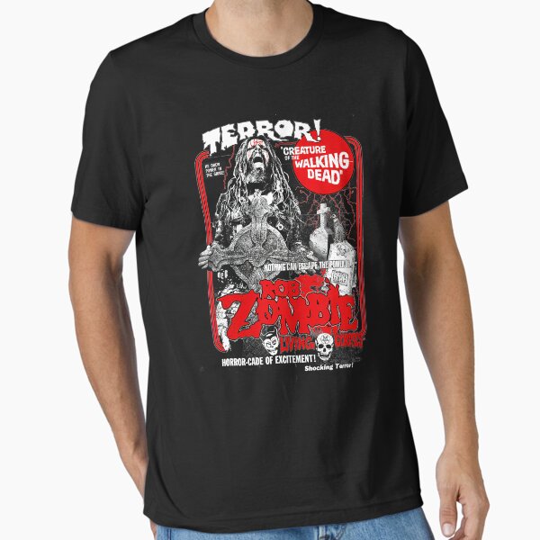 "Rob Zombie – Creature Of The Walking Dead-" Essential T-Shirt for Sale ...