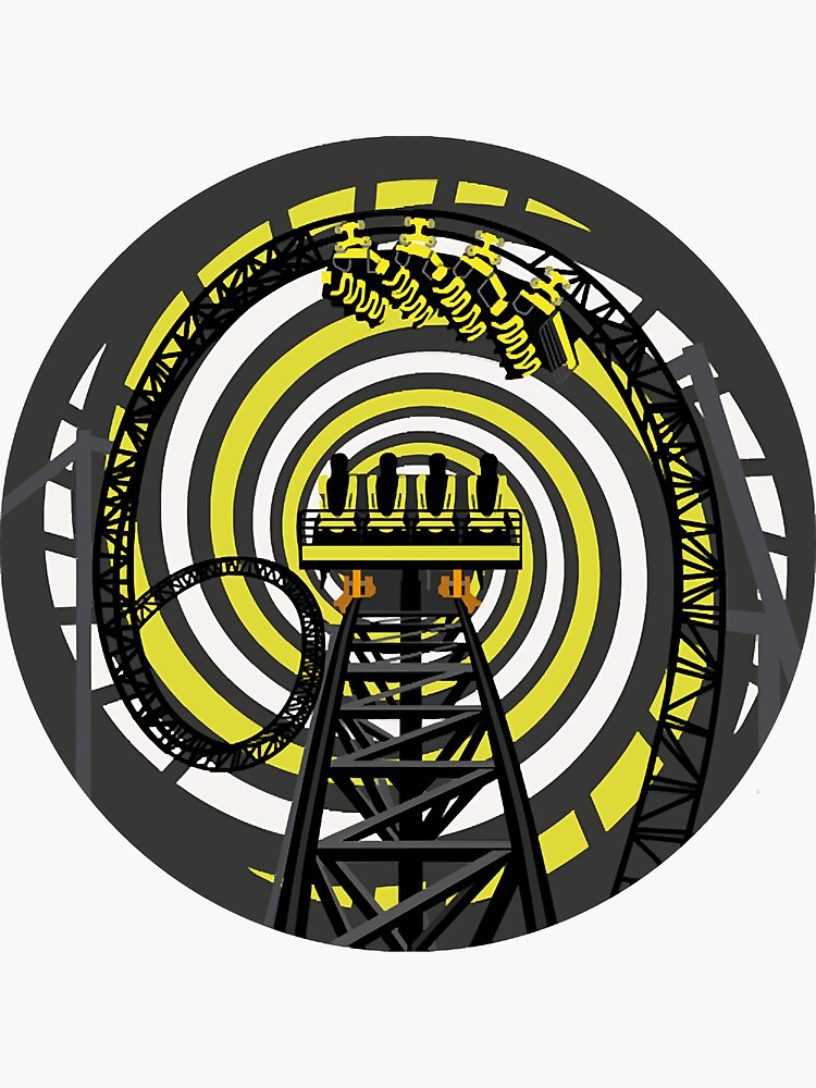 "The Smiler Circle Spiral Design " Sticker for Sale by MichaelMe54582 ...