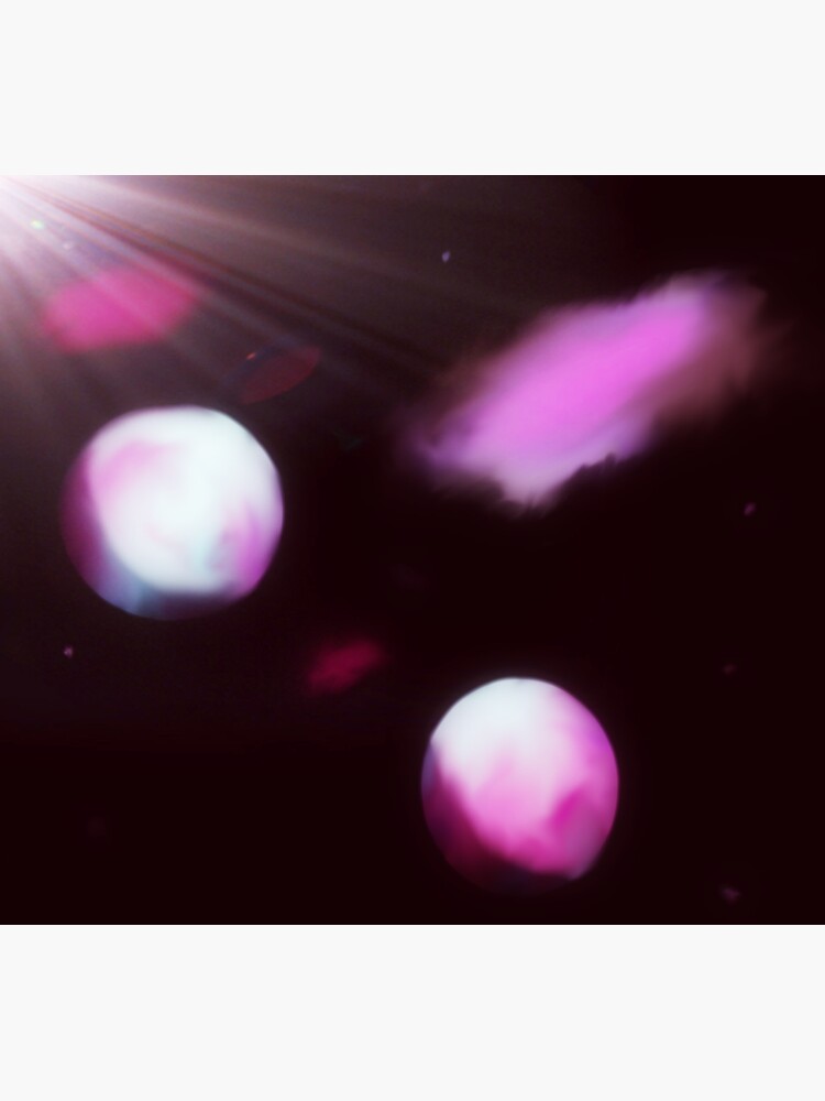 "Deep space astral projection art design. Purple colours" Sticker for ...