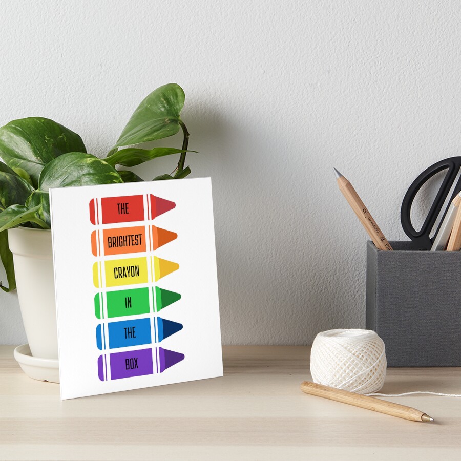 "The Brightest Crayon in The Box - Colorful, Rainbow Crayons with ...