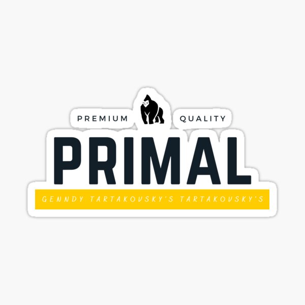 "Genndy Tartakovsky-Primal Essential" Sticker for Sale by creativeclud ...