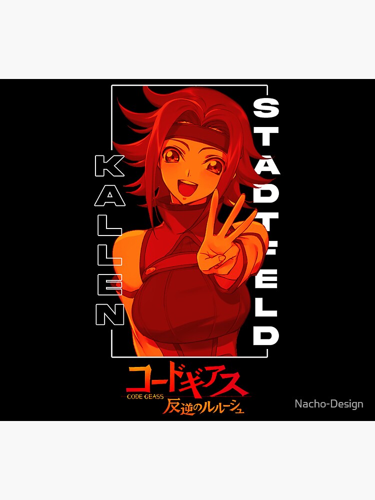 "Kallen Stadtfeld - Code Geass" Poster for Sale by Nacho-Design | Redbubble