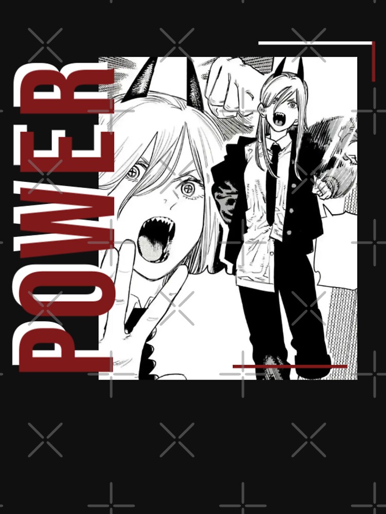 "Power Manga Red Streetwear: Chainsaw Man" T-shirt for Sale by Yukisuba ...