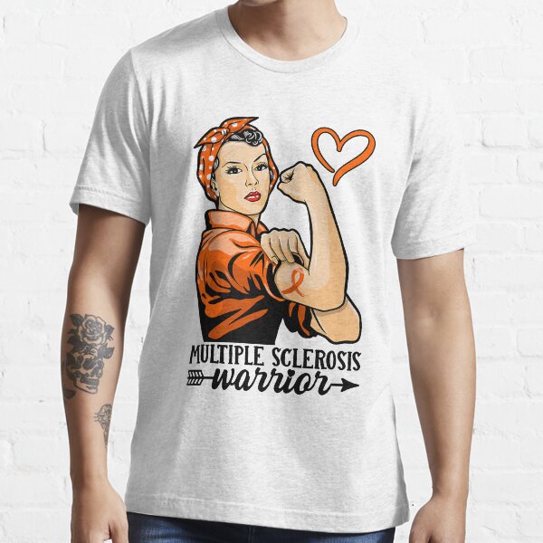 "Wear Orange Multiple Sclerosis Warrior MS Awareness" T-shirt for Sale ...