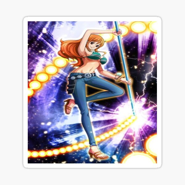 "One Piece Nami" Sticker for Sale by clonart | Redbubble
