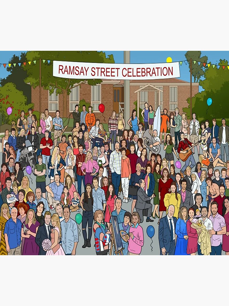 "neighbours,neighbours tv show,neighbours soap" Sticker for Sale by ...