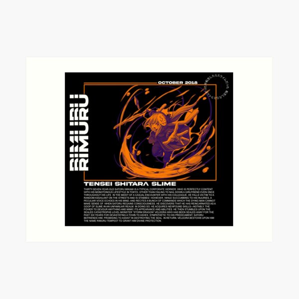 "Rimuru tempest - Design" Art Print for Sale by Nacho-Design | Redbubble