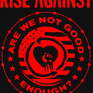 "Rise against logo band music punk rock" Sticker for Sale by ...