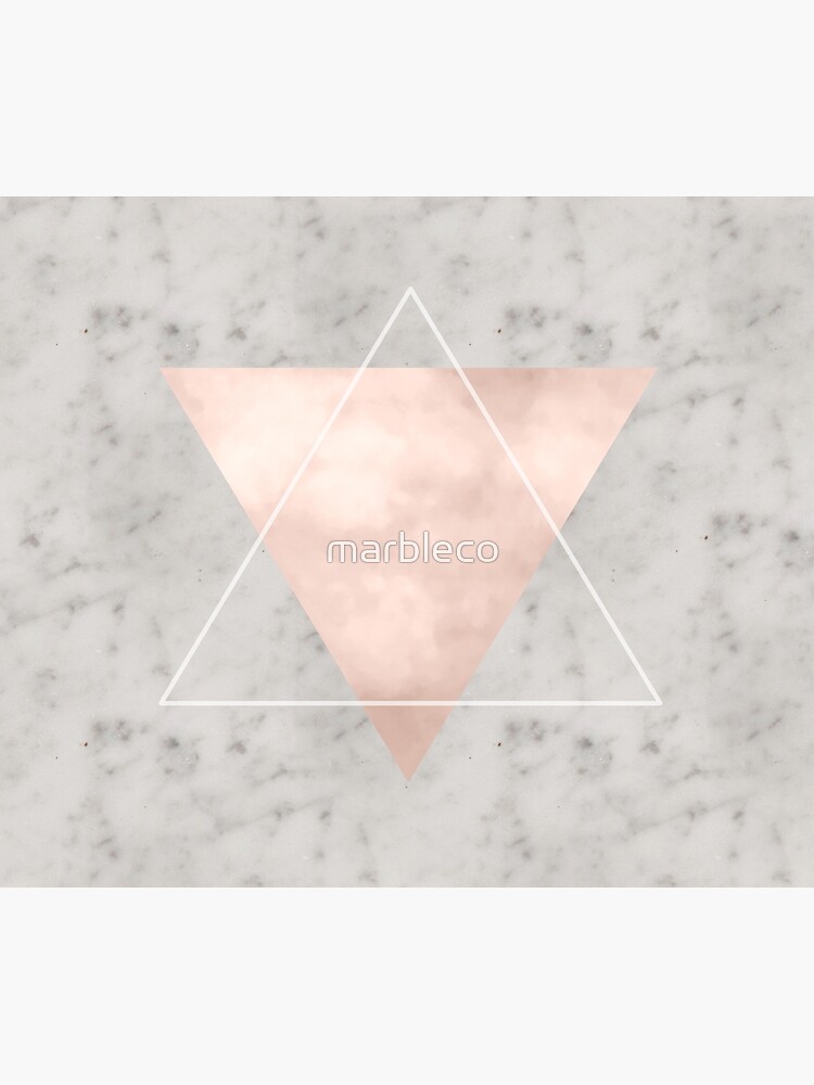 "Rose gold grey geometric marble" Photographic Print by marbleco ...