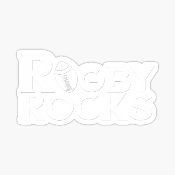 "Rugby Rocks Rugby" Sticker for Sale by CesaNion | Redbubble