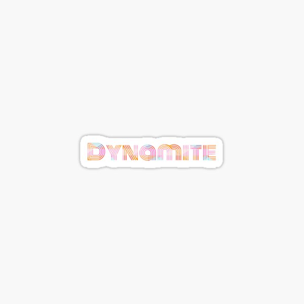 "Bts Dynamite" Sticker for Sale by dilfyuno | Redbubble