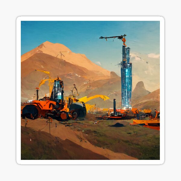 "Satisfactory Game - Artwork" Sticker for Sale by CheckeredShoes6 ...
