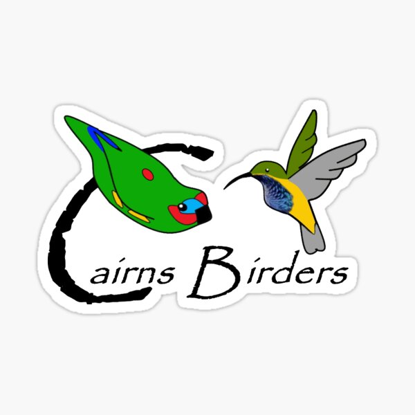 "Cairns Birders logo" Sticker for Sale by CairnsBirders | Redbubble