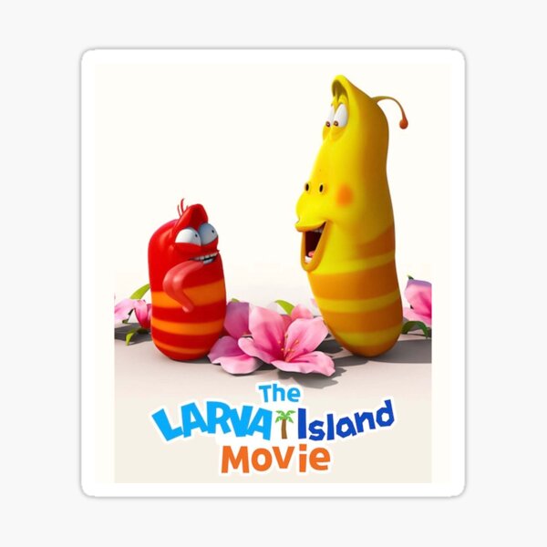 "The Larva Island" Sticker for Sale by NeideEdmundo | Redbubble