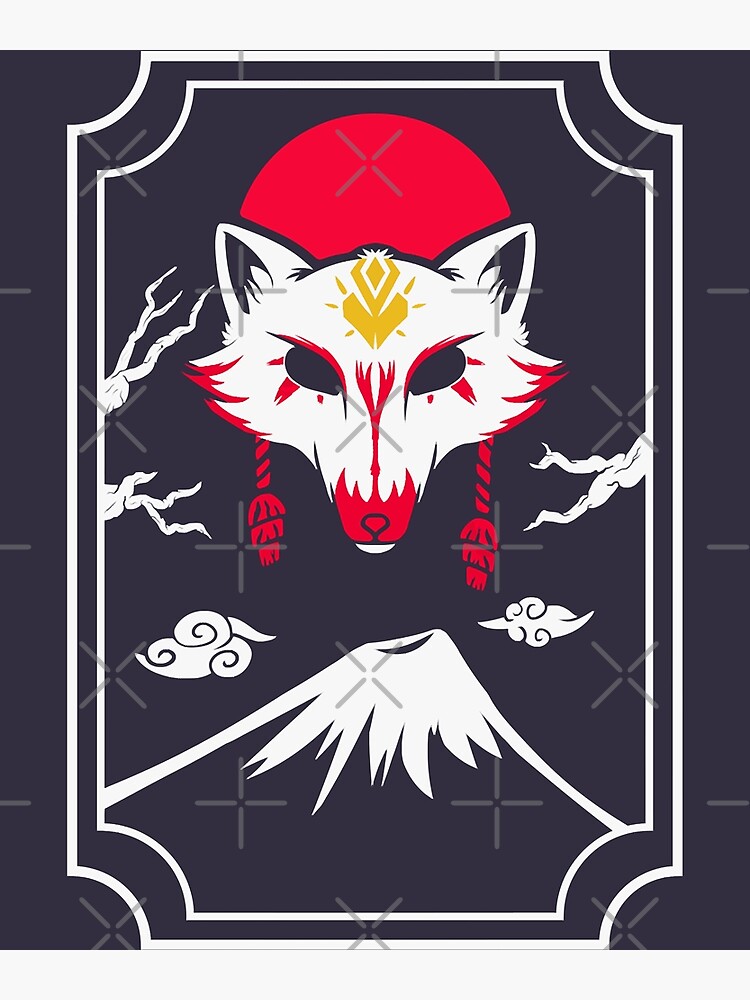 "Natural Fox Intelligent Creature Haunting Magic Japanese Kitsune Fox ...