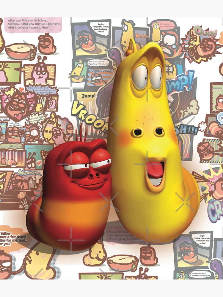 "Funny Larva 3" Sticker for Sale by NeideEdmundo | Redbubble