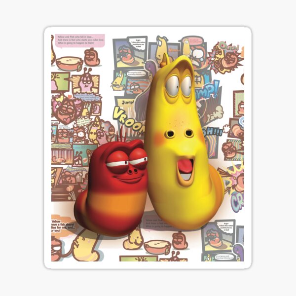 "Funny Larva 3" Sticker for Sale by NeideEdmundo | Redbubble