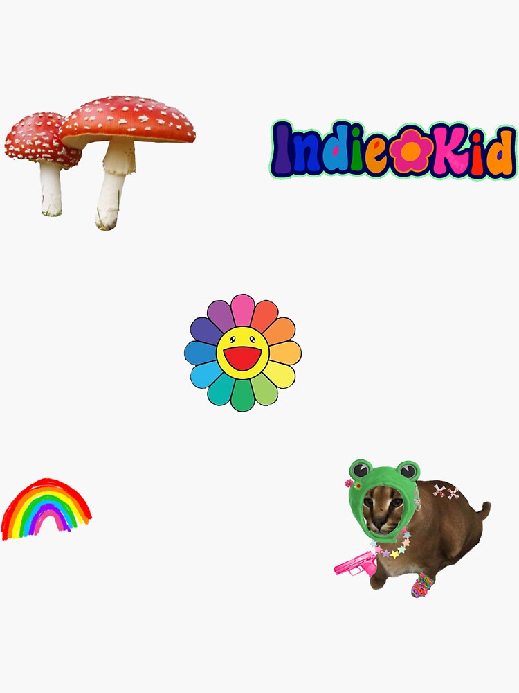 "Kidcore aesthetic pattern" Sticker for Sale by dilfyuno | Redbubble