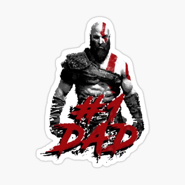 "God of War - Kratos and Son Perfect Gift Xmas" Sticker for Sale by ...