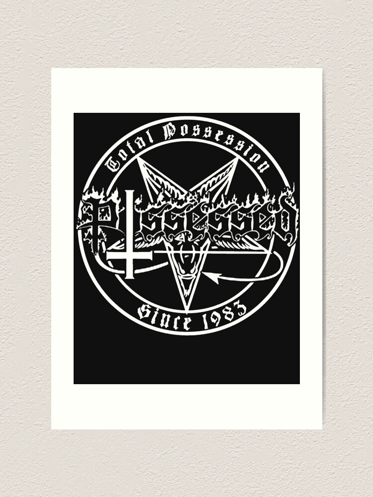 "Possessed artwork logo" Art Print for Sale by Simmerman | Redbubble