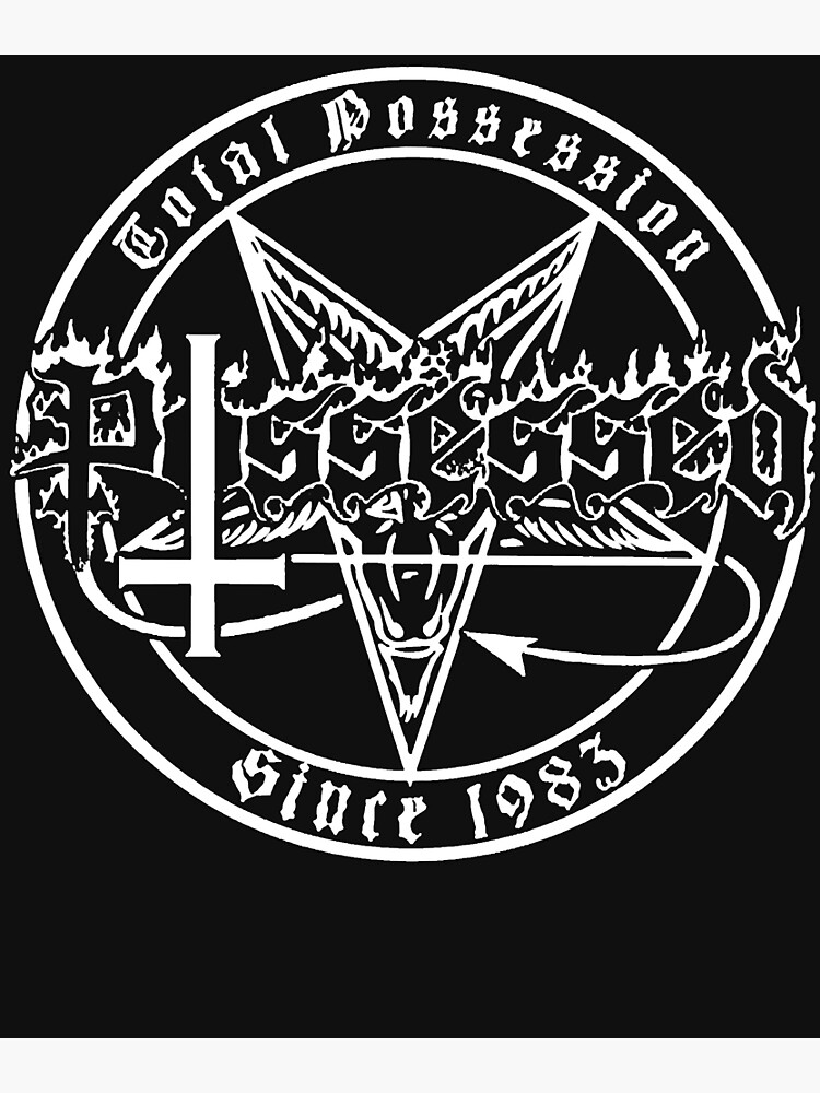 "Possessed artwork logo" Art Print for Sale by Simmerman | Redbubble