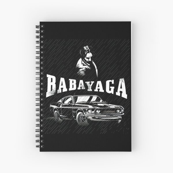"John Wick Keanu Reeves Baba Yaga Black White" Spiral Notebook for Sale ...