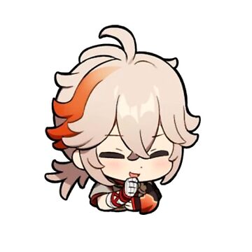 "Genshin Impact- Chibi Kazuha" Sticker for Sale by sukisoup | Redbubble