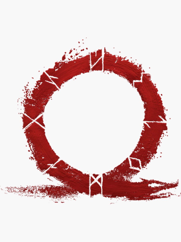 "God of War PS4 - Omega Symbol" Sticker for Sale by KosoricRados ...