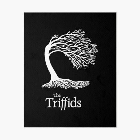 Lámina rígida «Árbol y logotipo de Triffids en blanco - árbol de Martyn ...