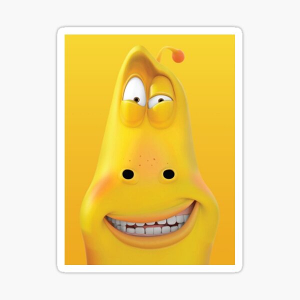 "Larva Smiling" Sticker for Sale by NeideEdmundo | Redbubble