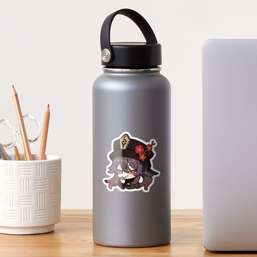 "Genshin Impact- Chibi Hutao " Sticker for Sale by sukisoup | Redbubble
