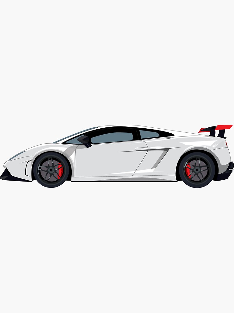 "Lamborghini Gallardo STS" Sticker for Sale by NotJDP | Redbubble