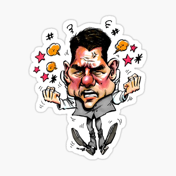 "Angry Tom " Sticker for Sale by AndrewRay86711 | Redbubble