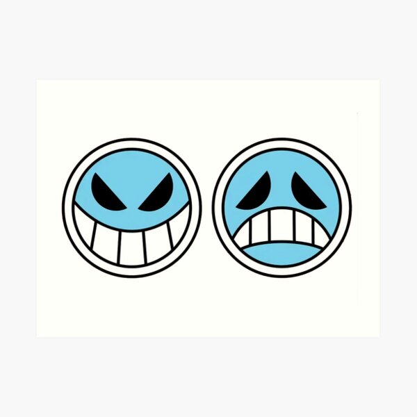 "Smile And Sad Emoticon Anime Hiken Hibashira - Aesthetic Poster" Art ...