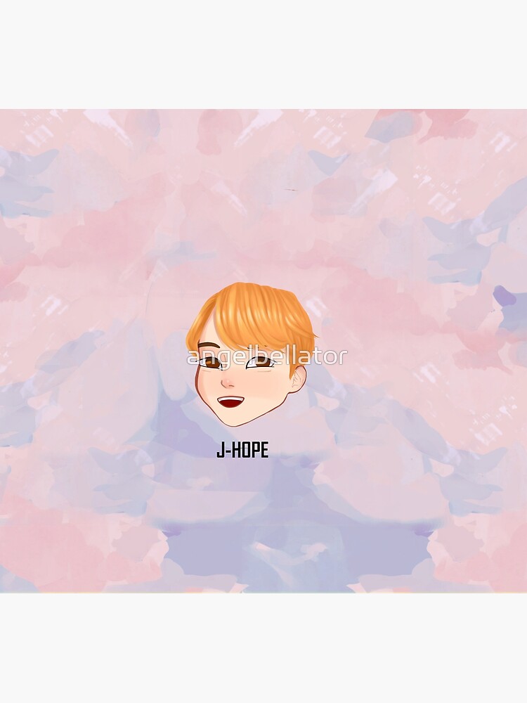 "BTS -BS, T Chibi J-HOPE mit bg" Poster von angelbellator | Redbubble