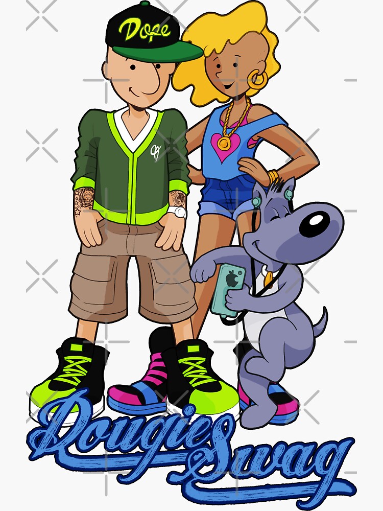 "Dougie Swag" Sticker for Sale by Cahnartist | Redbubble