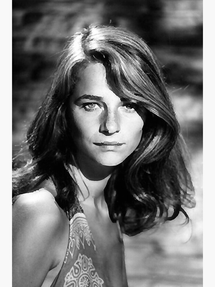 "Young Charlotte Rampling " Sticker for Sale by MaryGordo69359 | Redbubble